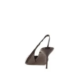 Paris Texas Patent Leather Slingback Pumps - Brown