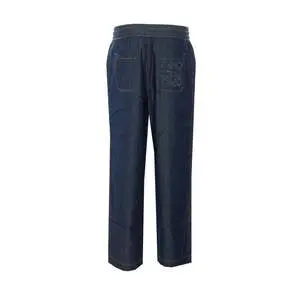 Loewe Anagram Logo Drawstring Denim Pants