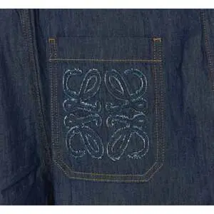 Loewe Anagram Logo Drawstring Denim Pants