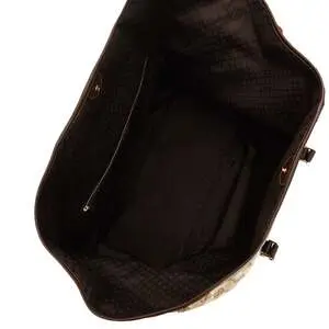 Gucci Gg Fabric Bag With Web Ribbon