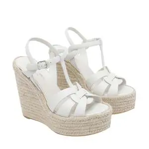 Saint Laurent Tribute Wedge Espadrilles