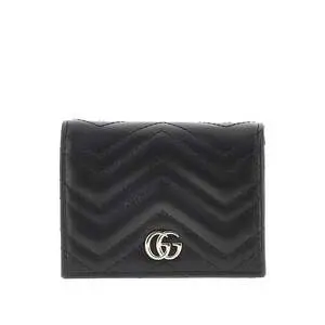Gucci Gg Marmont' Mini Wallet - Black