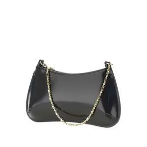 Jacquemus Small 'bisou Chaine' Leather Bag - Black