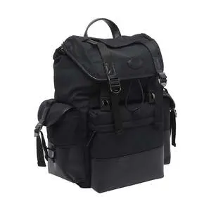 TOD'S Medium Leather And Fabric Backpack With Logo