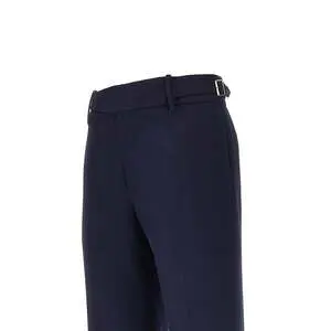 Dolce & Gabbana Wool Pants With Waist Straps