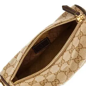 Gucci Gg Canvas Half Horsebit Mini Bag