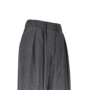 JIL SANDER Pinstriped Wool Pants