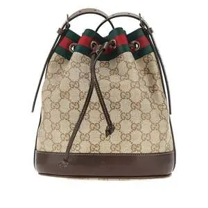 Gucci Coated Gg Fabric Mini Bucket Bag - Cream