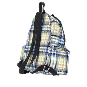 VIVIENNE WESTWOOD Canvas Medium 'george' Backpack With Checkered Pattern - Multicolor
