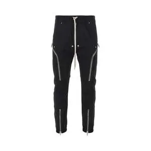 Rick Owens Stretch Cotton Heizer Cargo Pants - Black