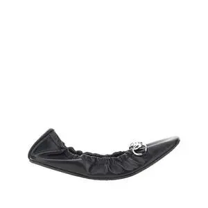 Gucci Prima' Leather Ballerinas With Horsebit - Black
