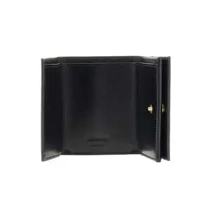 JIL SANDER Leather Mini Wallet - Black