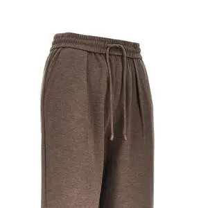 Max Mara Silk-blend Jersey Wide-leg Pants - Cream