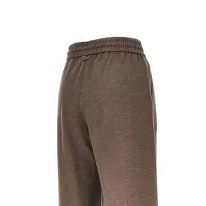 Max Mara Silk-blend Jersey Wide-leg Pants - Cream