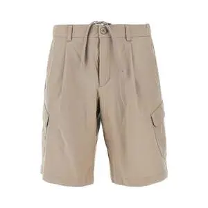 Herno Nylon Dive Cargo Shorts - Cream