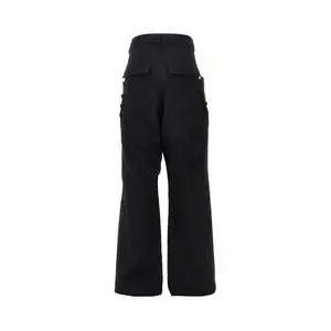 Rick Owens Virgin Wool Canvas Stefan Cargo Pants - Black