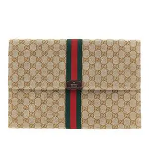 Gucci Original Gg Medium Pouch - Cream
