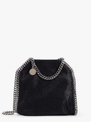 Stella McCartney Falabella Tiny Shaggy Deer Crossbody Bag - Black