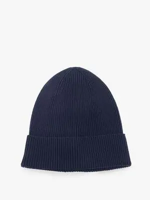 Moncler Virgin Wool Ribbed Knit Beanie - Multicolor