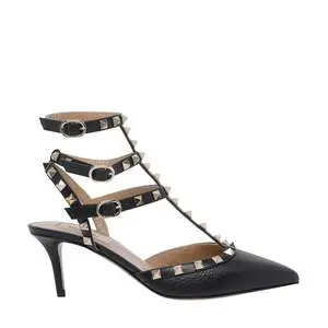 Valentino Garavani Rockstud Pump Slingback - Black