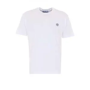 Stone Island Compass Patch Logo T-shirt - White
