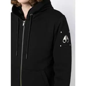 Moose Knuckles Cotton Blend Zip-up Hooded Jacket