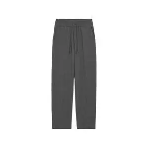 AMI Paris Straight-leg Trousers In Virgin Wool - Gray