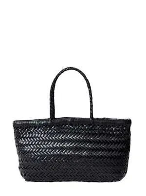Dragon Diffusion Flat Gora Mini Handbag - Black