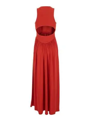 Sportmax Panino Sleeveless Dress With Back Cut-out - Multicolor