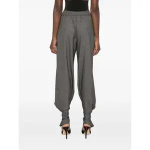 Andamane The Attico Tapered Trousers With Buttoned Cuffs