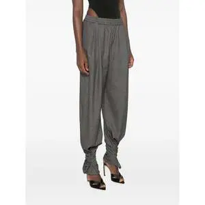 Andamane The Attico Tapered Trousers With Buttoned Cuffs