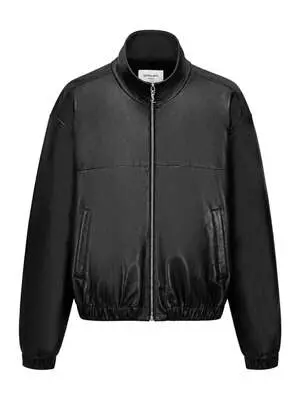 Saint Laurent Cassandre Lambskin Jacket - Black