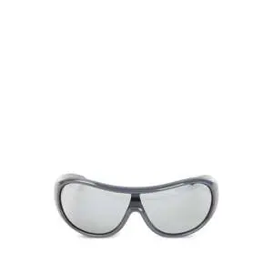 Miu Miu Miu Miu Grey Geometric Frame Sunglasses Gray