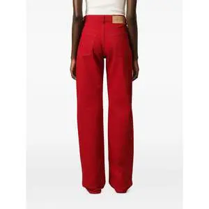 AMI Paris Denim Wide-leg Jeans
