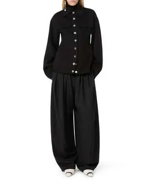 Sportmax Shaped Wool Overshirt
