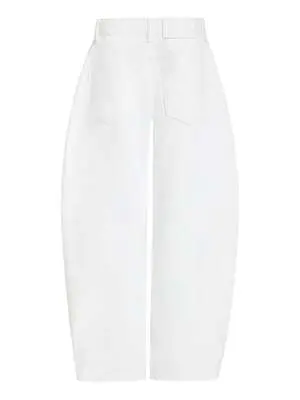 Alaïa Denim Rodeo Pants - White