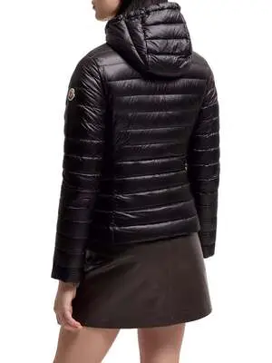 Moncler Igel Hood Short Down Jacket In Recycled Longue Saison