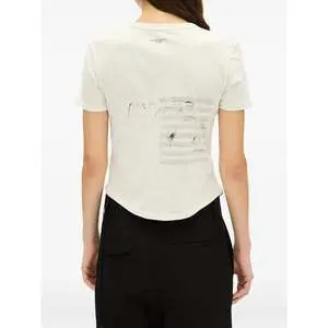 ANN DEMEULEMEESTER Graphic Print Cotton T-shirt