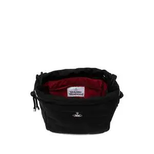 VIVIENNE WESTWOOD Orb Detail Drawstring Tote Bag