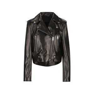 Balenciaga Jackets Leather Jackets - Black