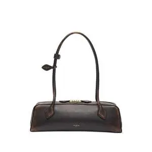 Alaïa Calfskin Shoulder Bag - Brown