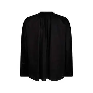 FORTE_FORTE Embellished Floral Embroidered Blouse - Black