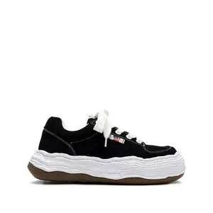 Mihara Yasuhiro Cotton Canvas Lace-up Low Top Sneakers