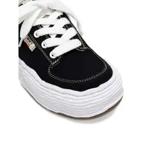 Mihara Yasuhiro Cotton Canvas Lace-up Low Top Sneakers