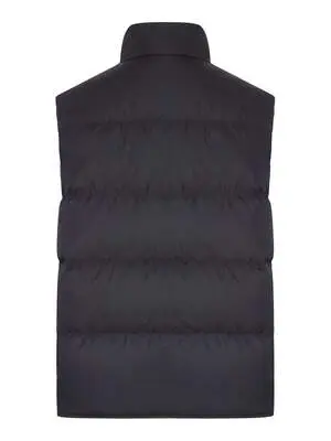 Prada Re-nylon Vest With Logo Plaque