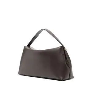 TOTEME Calf Leather Shoulder Bag With T-lock Fastening - Brown