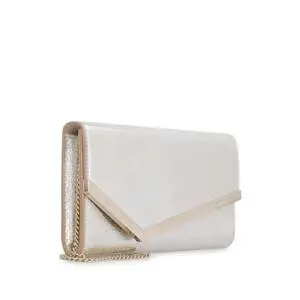 JIMMY CHOO Emie Clutch Bag - Silver