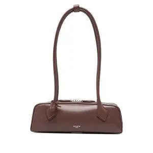 Alaïa Alaia Brown Leather Zip Fastening Shoulder Bag Brown