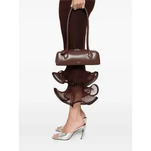 Alaïa Leather Zip Fastening Shoulder Bag - Brown