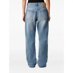 AMI Paris Denim Wide-leg Jeans
